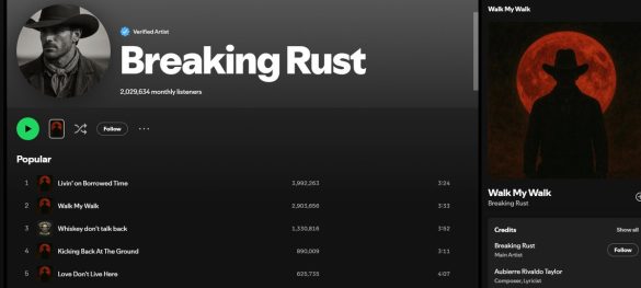 AI бүтээсэн дуу анх удаа Billboard чартыг тэргүүлэв